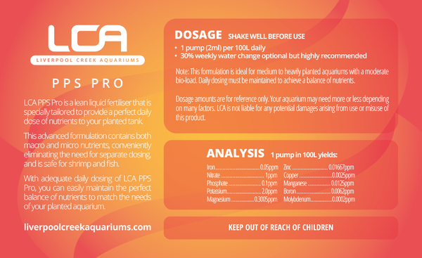 PPS PRO - Low Phosphate. - Liverpool Creek Aquariums